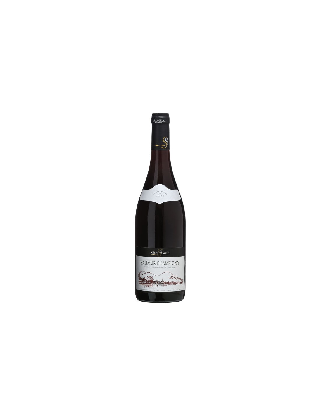 Vin AOC Saumur Champigny 2020 37.5 cl - Guy Saget - Chai N°5
