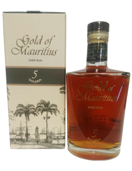Rhum Gold of Mauritius 5 ans Solera 70 cl 40% - Chai N°5