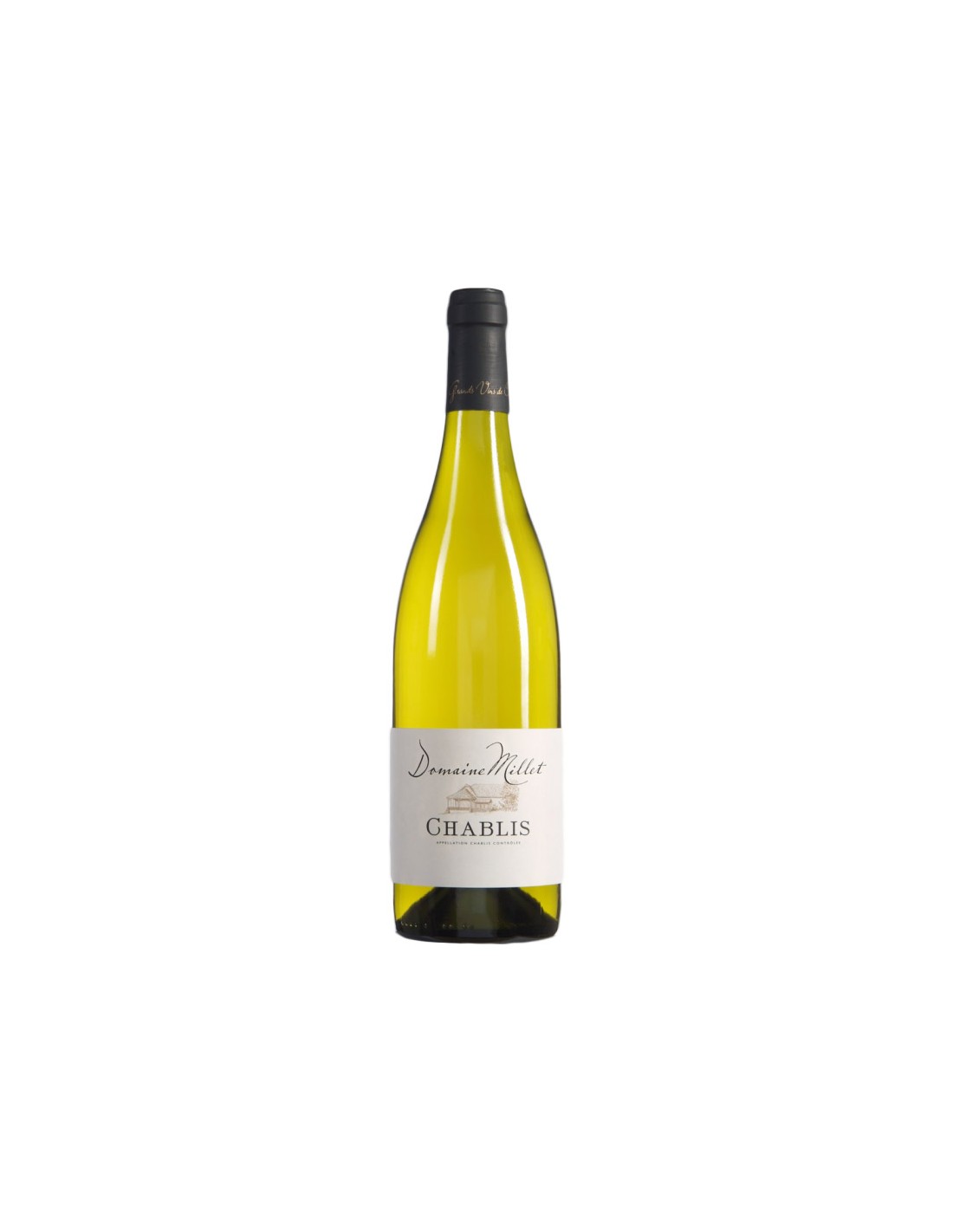 Vin Chablis 2018 en 37.5 cl du Domaine Millet - Chai N°5