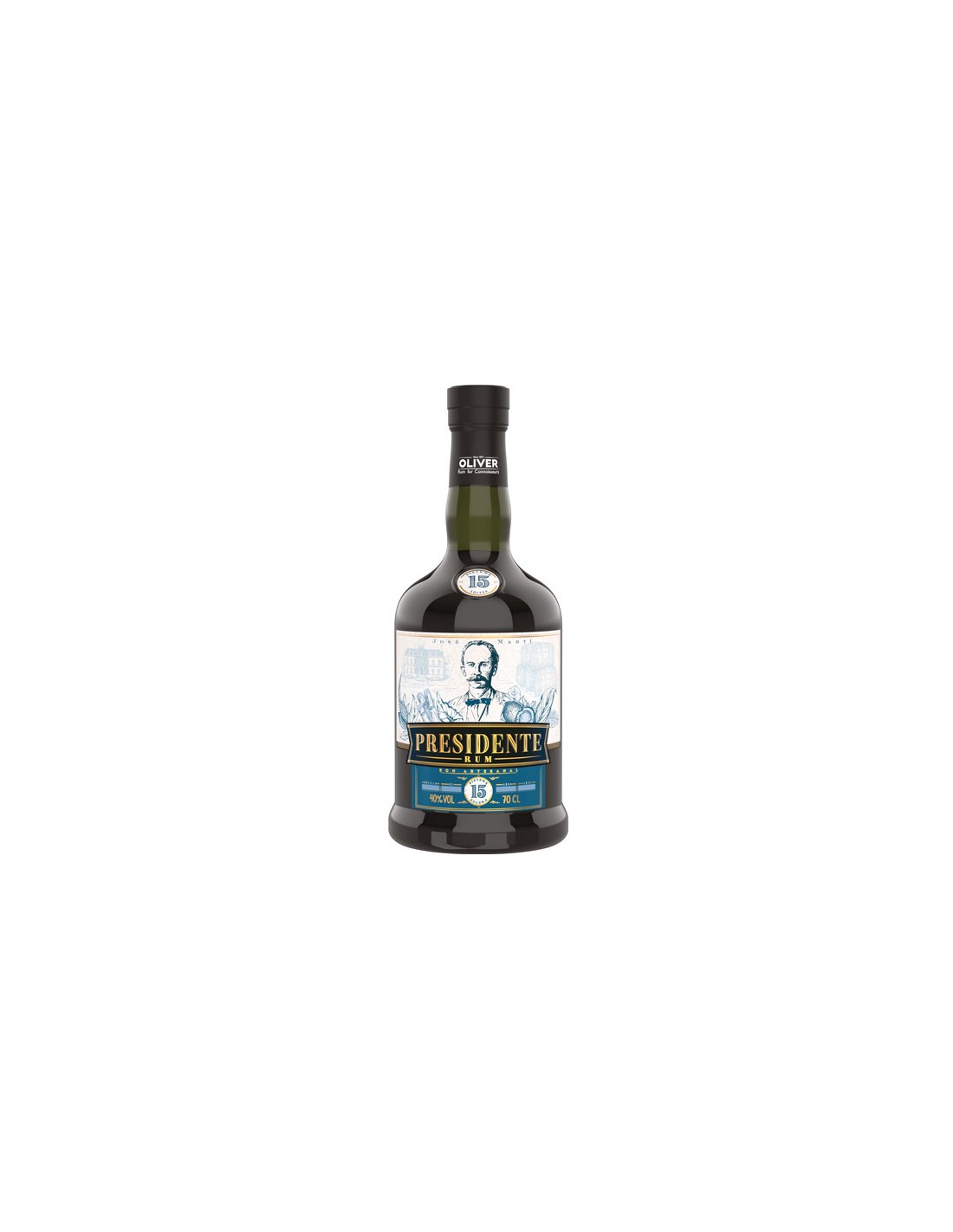 Rhum Presidente 15 ans 70 cl 40° - Chai N°5