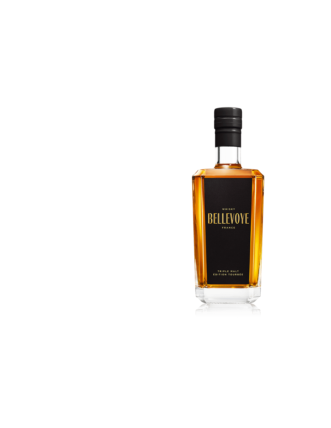 Whisky Bellevoye Noir Triple Malt Edition Tourbée 70 cl 43° - Chai N°5