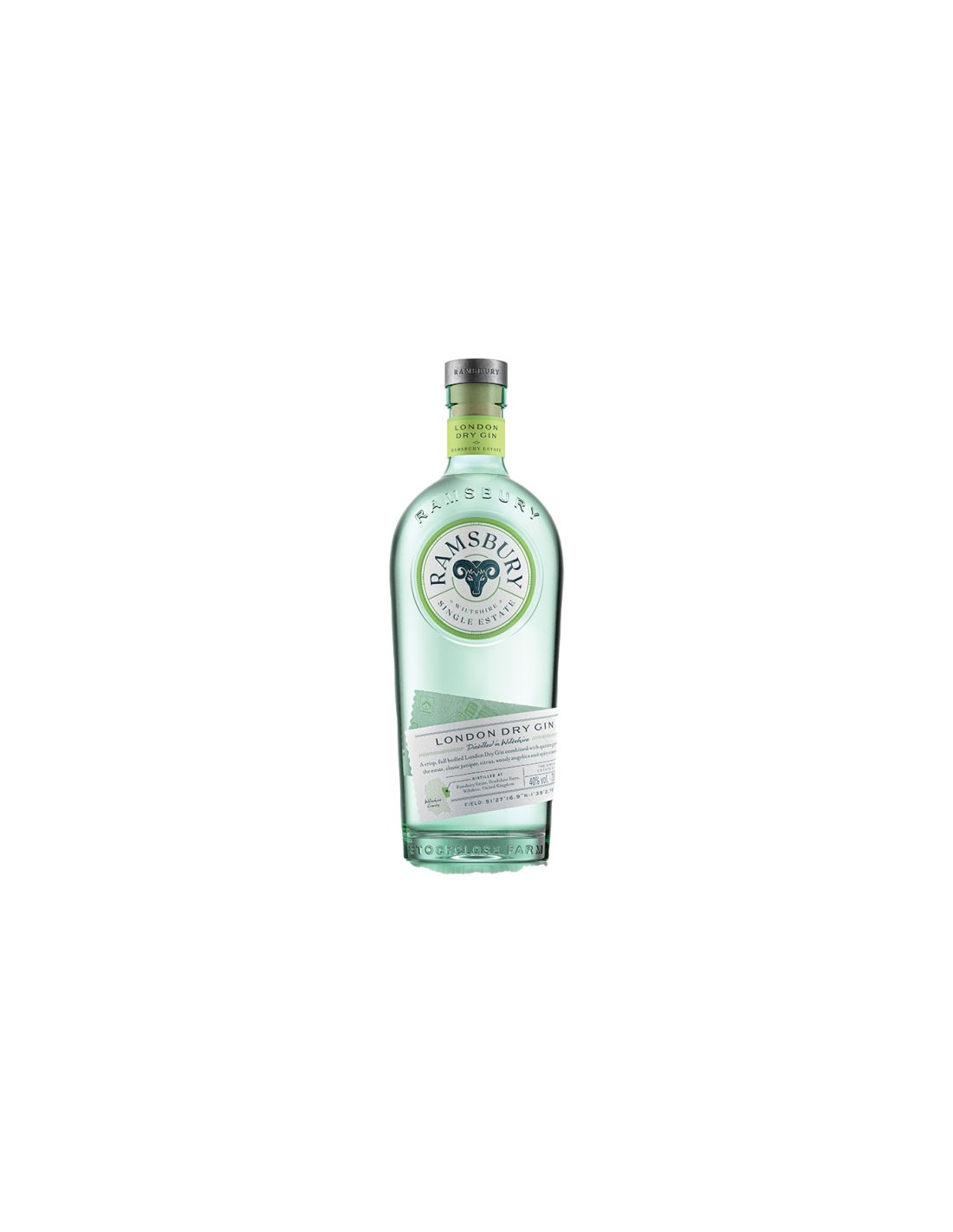 Gin Ramsbury London Dry gin 70 cl 40° - Chai N°5